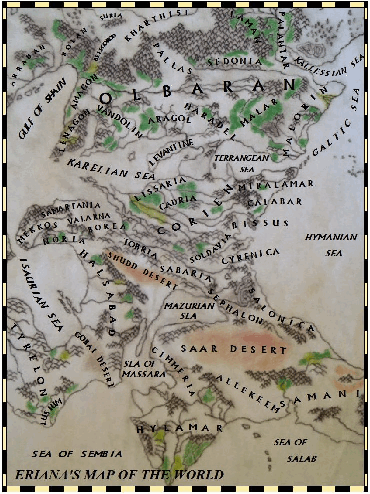 ERIANA'S MAP OF THE WORLD - gif - Version 2 - gif - Thomas Howard Riley